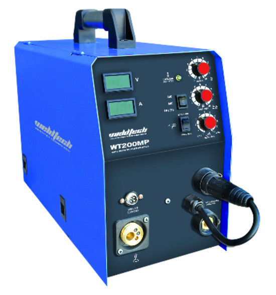 WeldTech 200A Gas / Gasless Inverter Welder - Mig / Tig And Arc Capabl ...