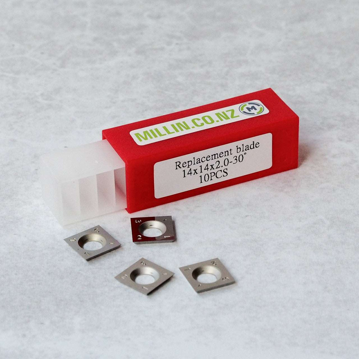 14mm Tungsten Carbide Replacement Scraper Blades 10 Pack – Millin
