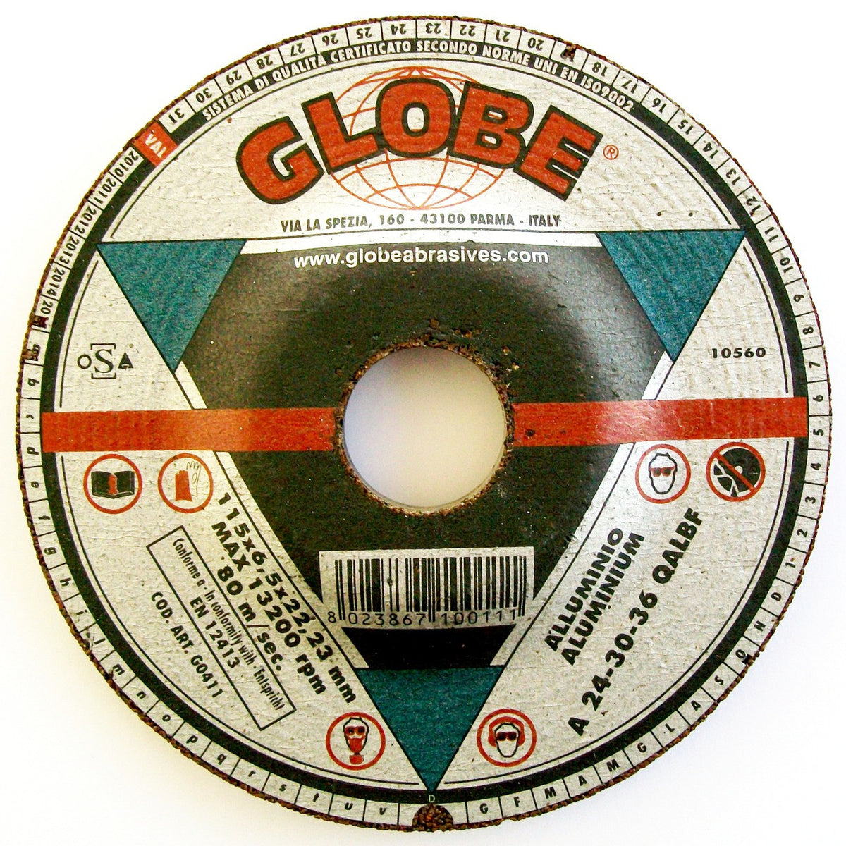Globe Reinforced Aluminium Grinding Discs – Millin