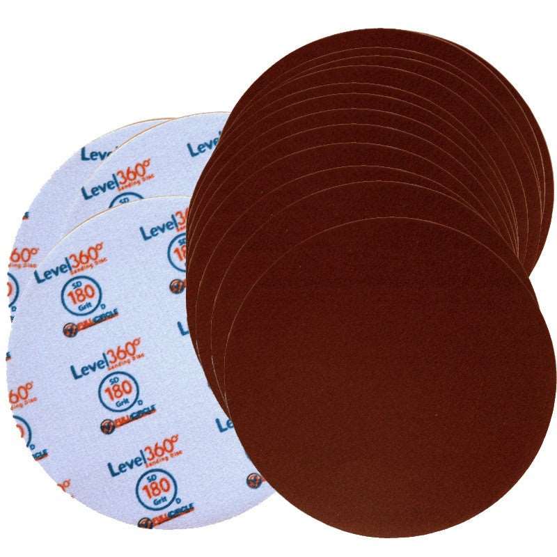 225mm Level 360 Round Sanding Discs 5pk – Millin