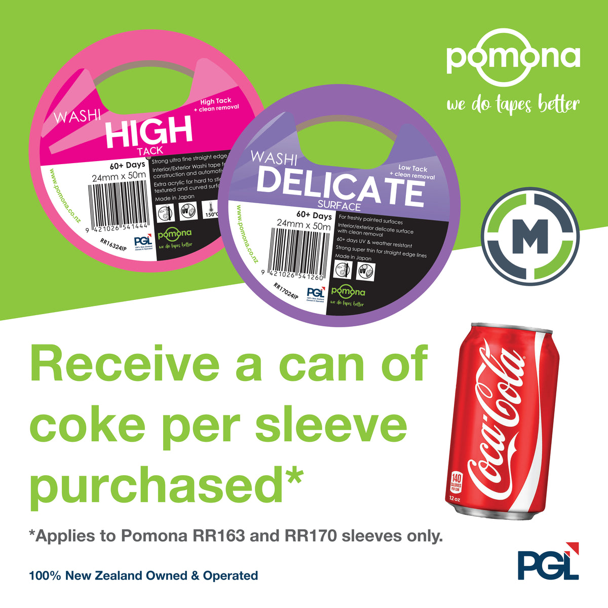 Delicate Surface Purple Washi Painters Tape - Free Can Of Coke With Ev ...