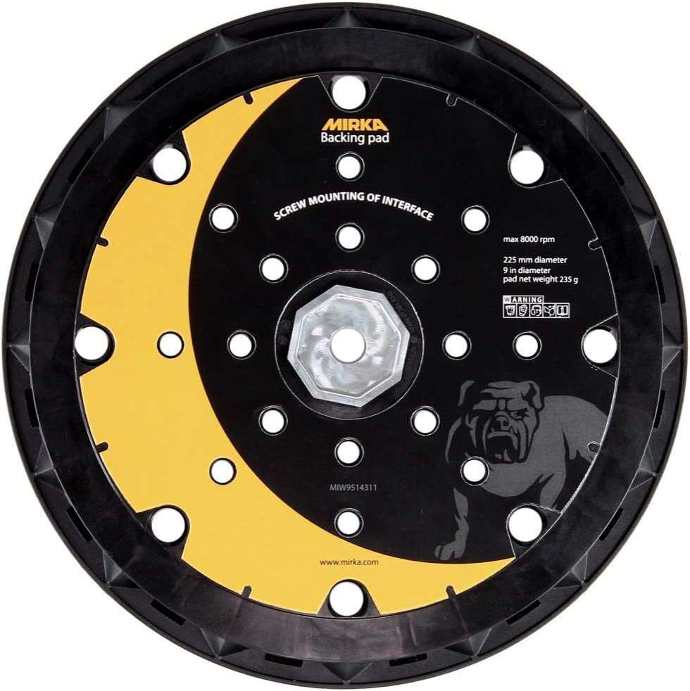 225mm Replacement Backing Pads For Mirka Leros 950CV – Millin