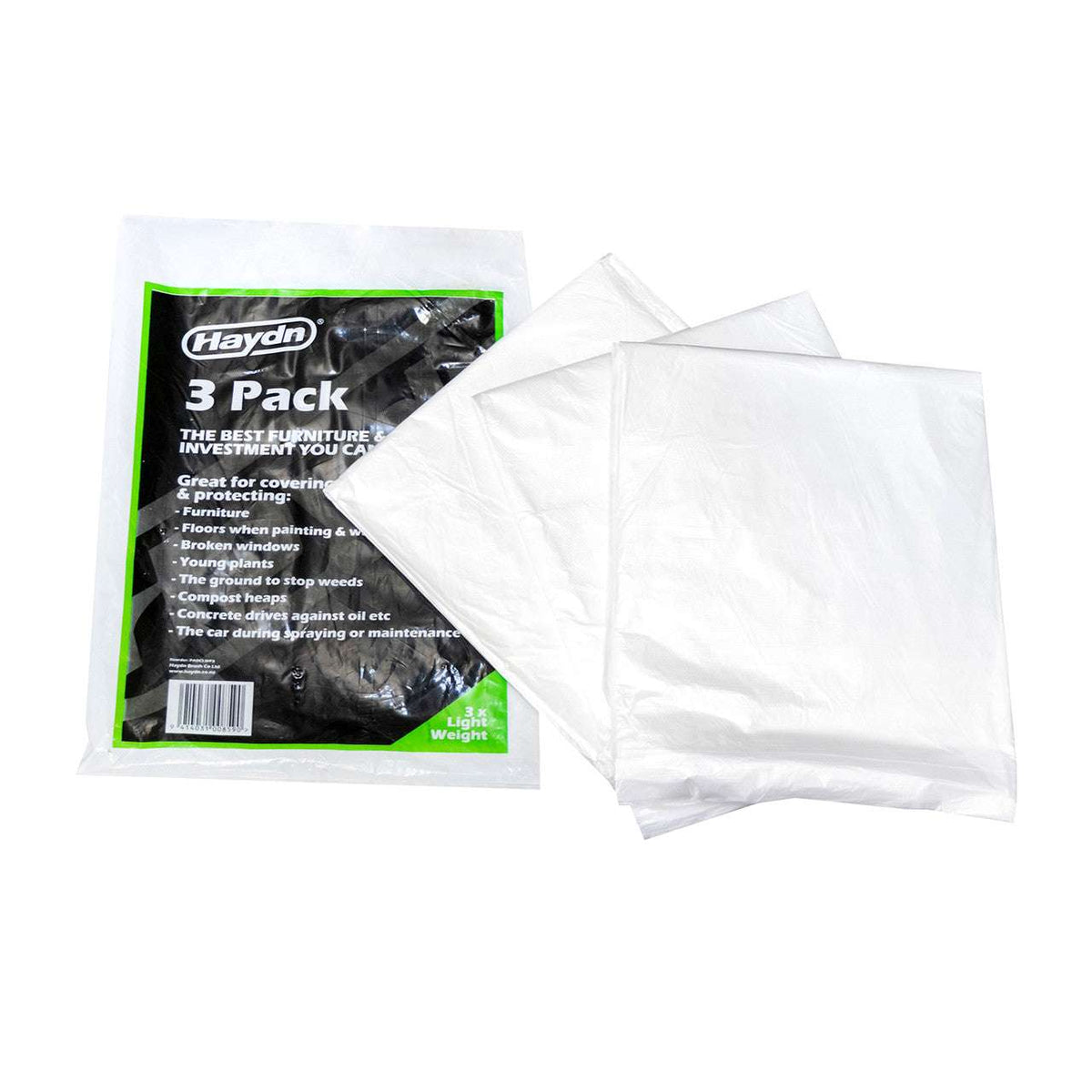 All Rounder Light Duty Plastic Protection Sheet - 3 Pack – Millin