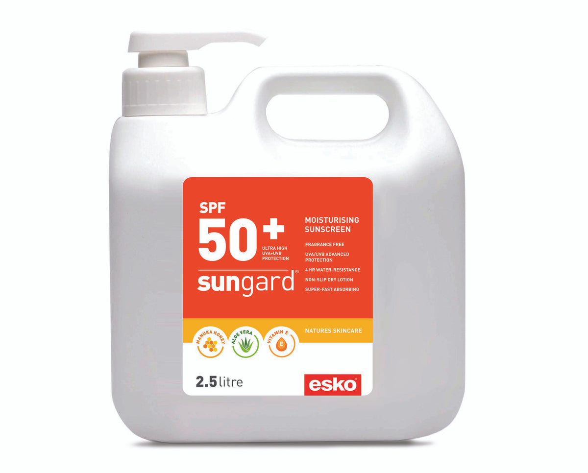 2.5lt Pump Bottle Sungard SPF50+ Moisturising Sunscreen, PABA Free – Millin