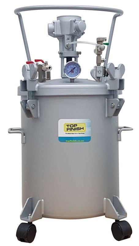 Top Finish 20 Litre Industrial Pressure Pot With Air Operated Agitatio ...
