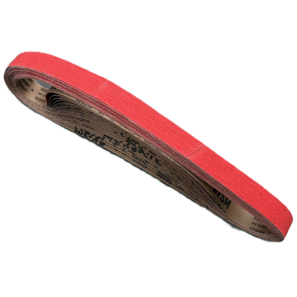 25mm x 762mm Ceramic Linishing and Sanding Belts – Millin