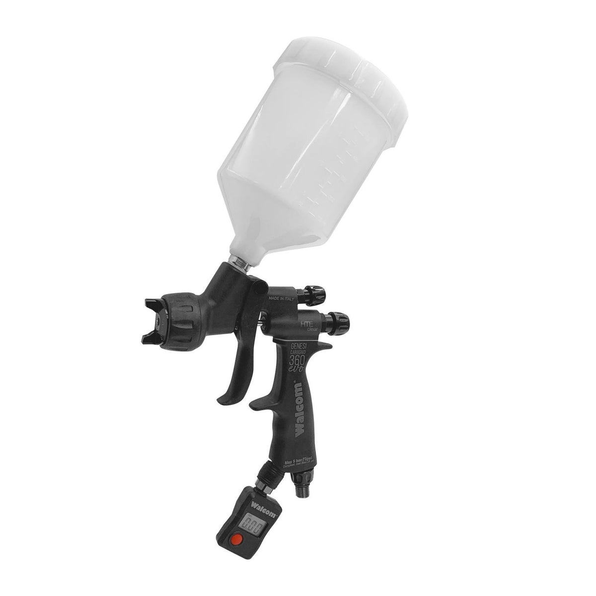 Walcom Genesi Carbonio 360 HTE Clear Carbon Fibre Spray Gun – Millin